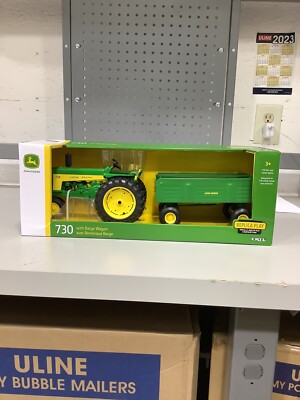 LP70532 John Deere ERTL 1/16 730 Tractor with Barge Wagon | eBay