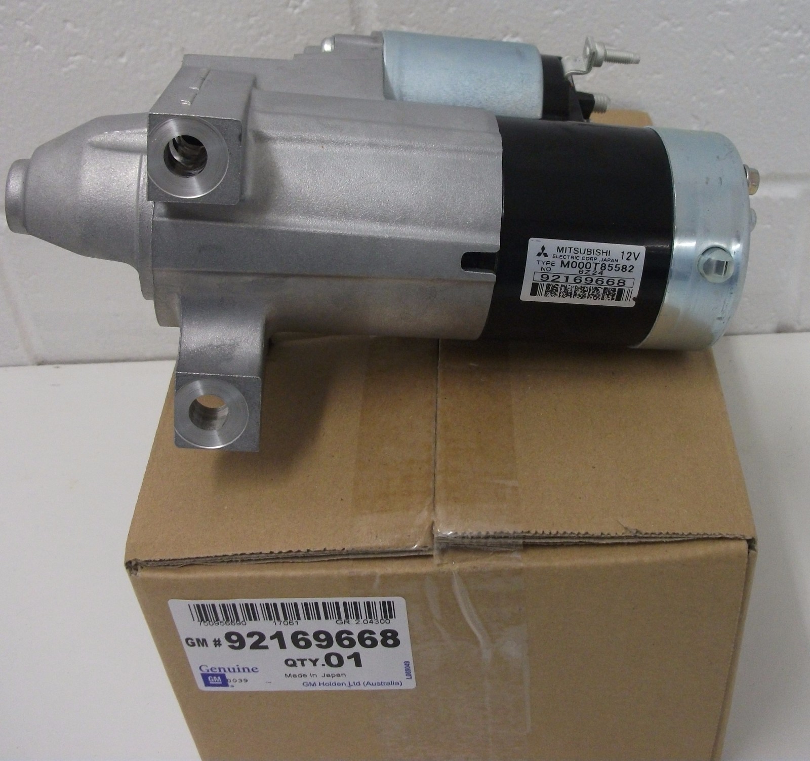 STARTER MOTOR Genuine Holden Commodore V8 VY VZ WH WK LS1 LS2 L76 L98 ...