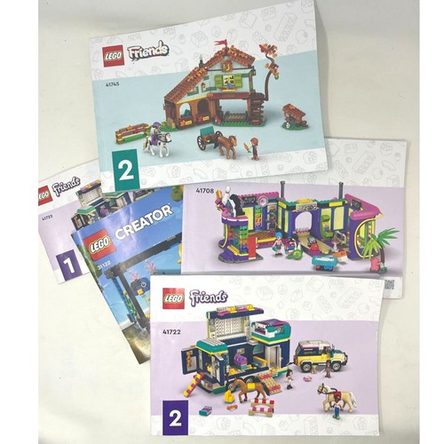 LEGO Manual Instructions Booklet Book Lot ~ Lego Friends & Creator | eBay
