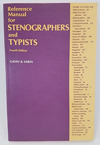 Reference Manual for Stenographers ..., Sabin, William | eBay