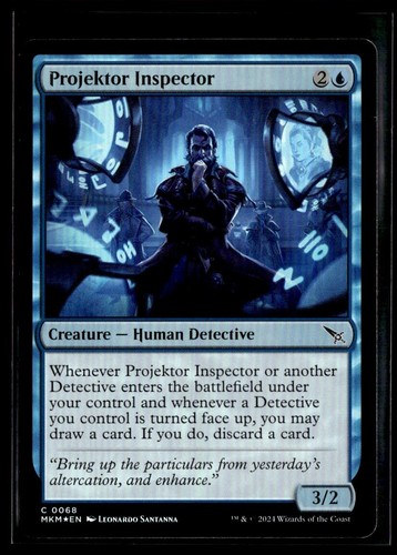 2024 MTG MKM Projektor Inspector C Foil Creature #68 | eBay