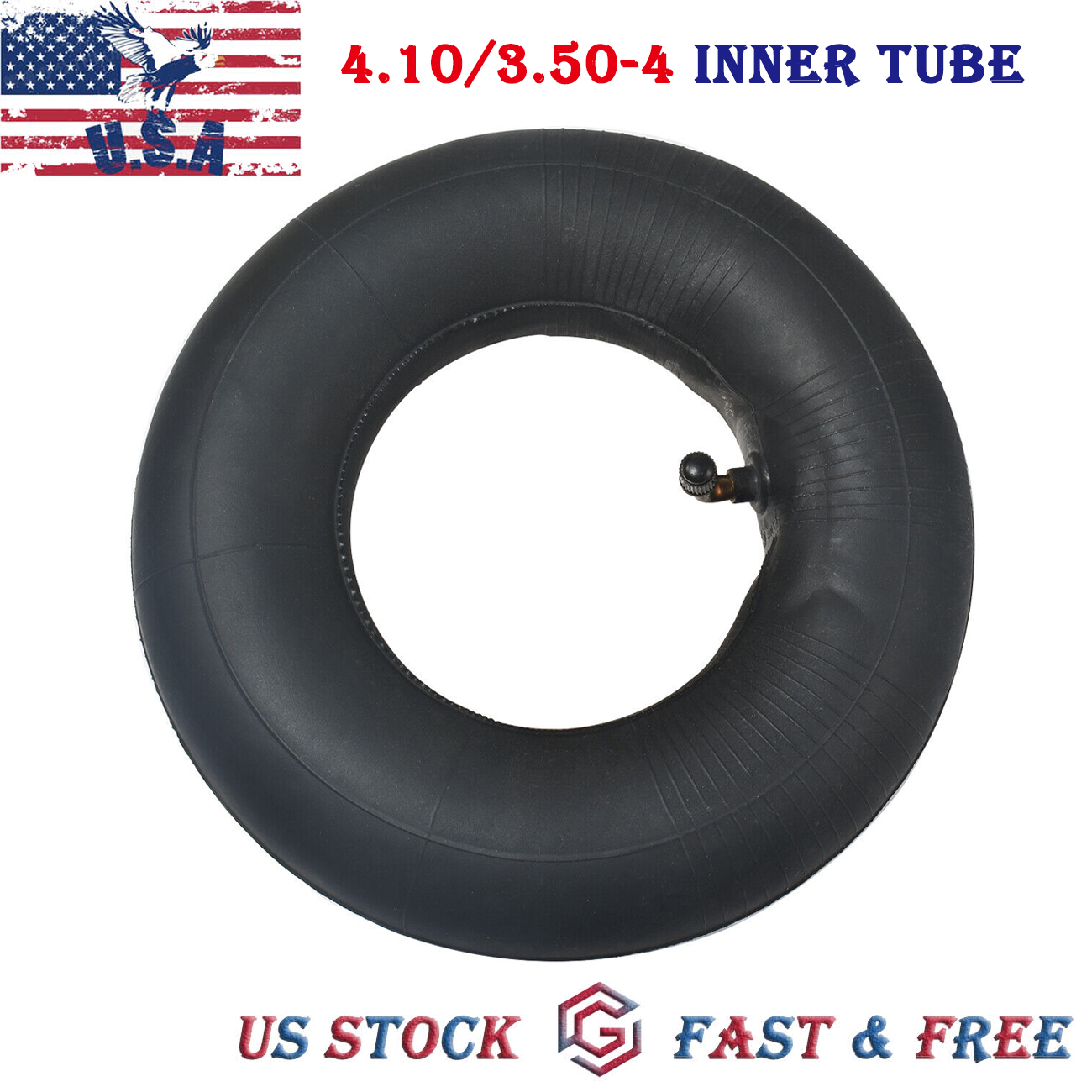4.10/3.50-4 Inner Tube TR87 Valve Stem 4.10-4 11X4.00-4 For 10" Lawn ...