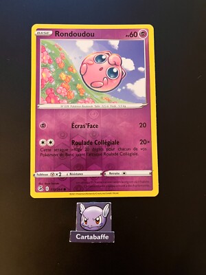 Carte Pokémon Rondoudou 110/264 Reverse EB08 Poing de Fusion NEUF | eBay