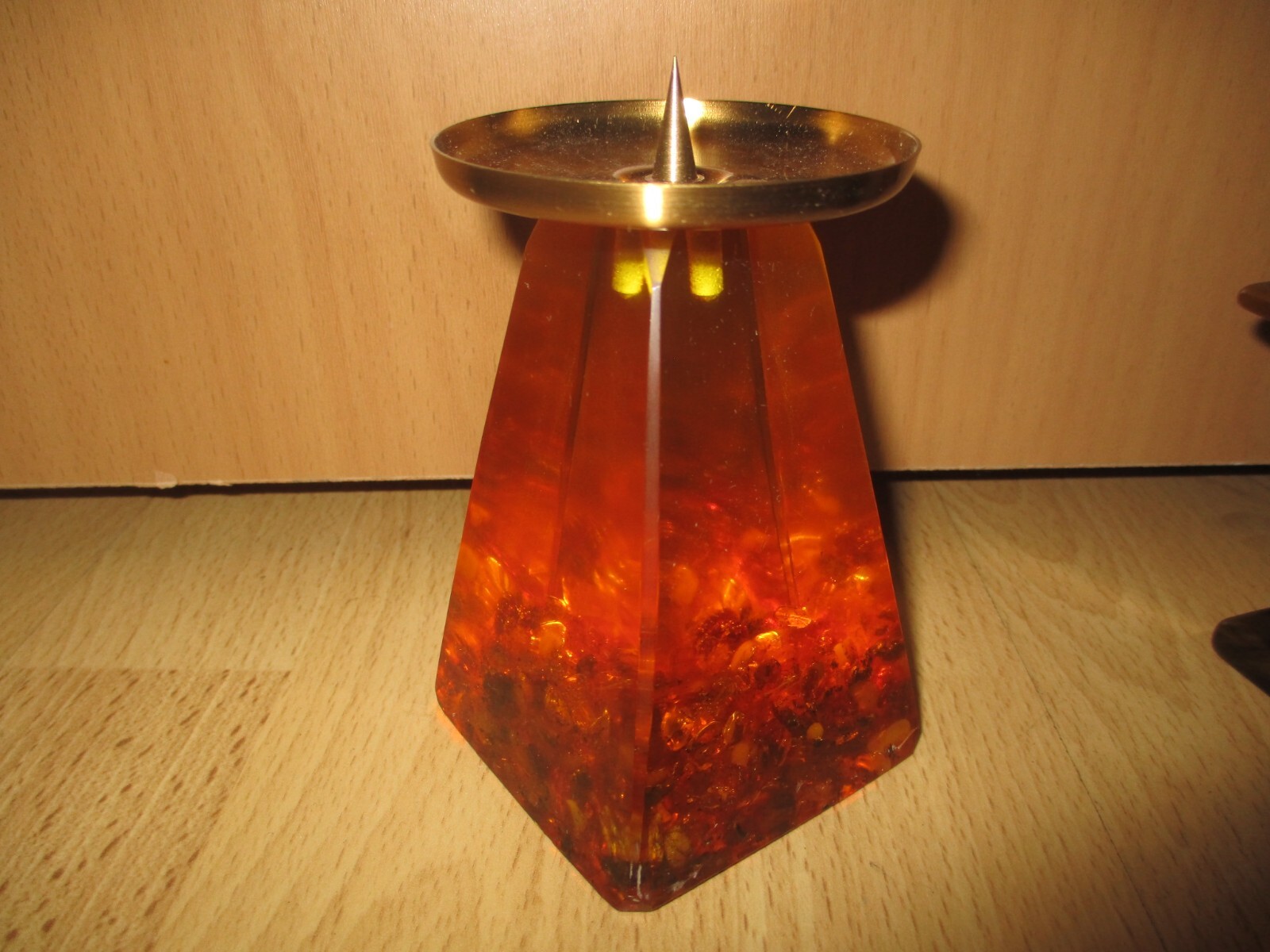 Catalin DDR Kunstharz Bakelit Messer Halter & Kerzenhalter,60er Jahre ...