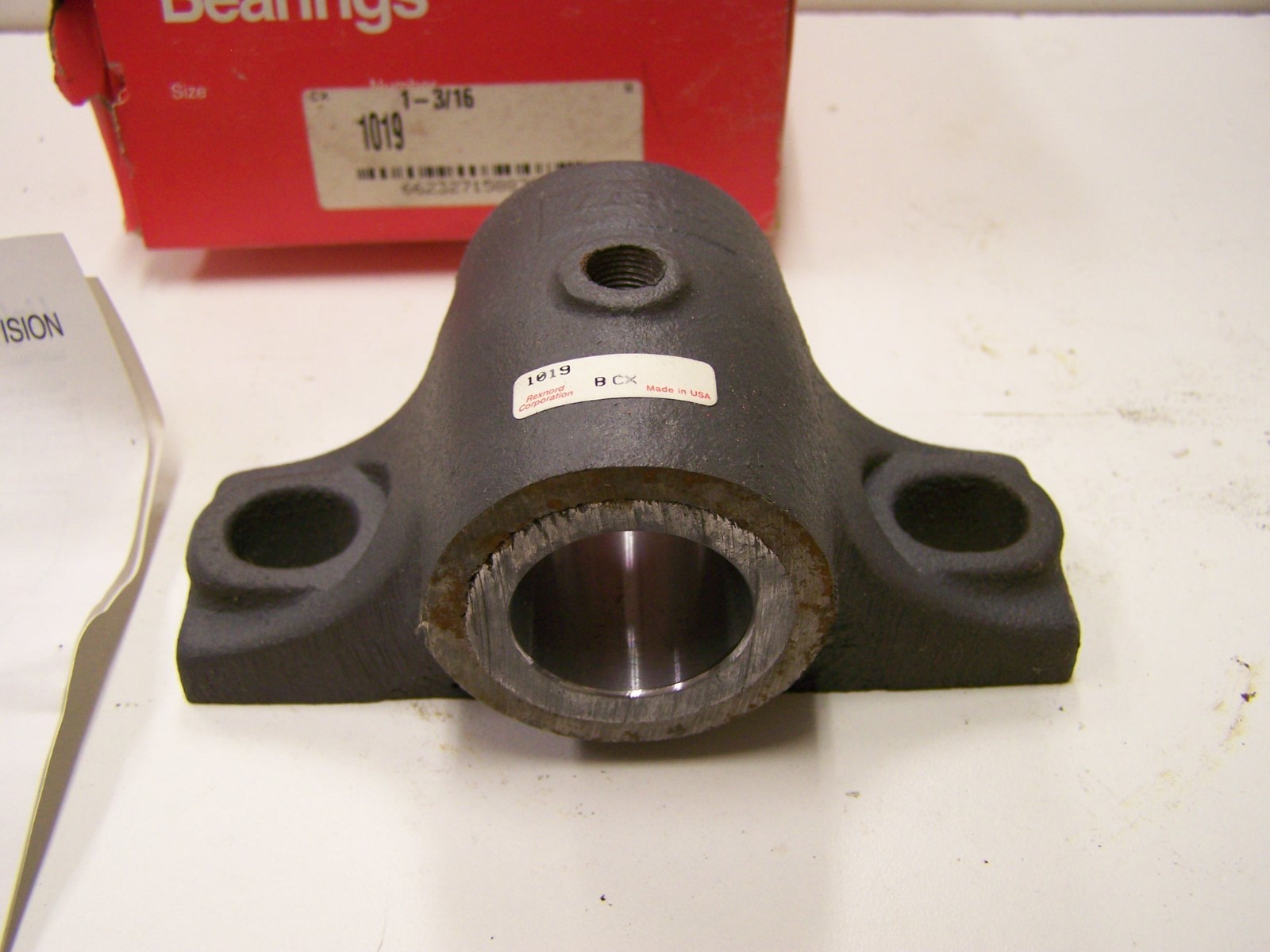 Link-Belt 1019 Babbitt Sleeve Solid Journal Pillow Block Bearing 1-3/16 ...