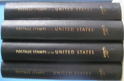 White Ace Binders used lot of 4 Stamps of the U.S. includes sheet ...