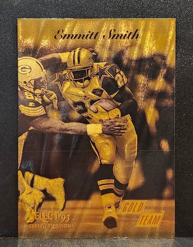 Emmitt Smith 1995 Select Certified Gold Team #2 (Print Line) | eBay