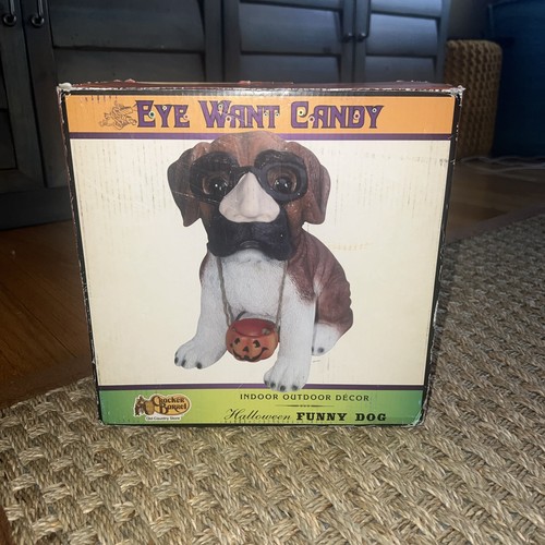 Cracker Barrel Halloween Funny Dog Eye Want Candy Glasses & Moustache ...