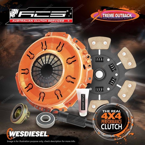 ACS Xtreme Outback Ceramic Clutch Kit fits Mitsubishi Triton K6 K7 MK 3 ...