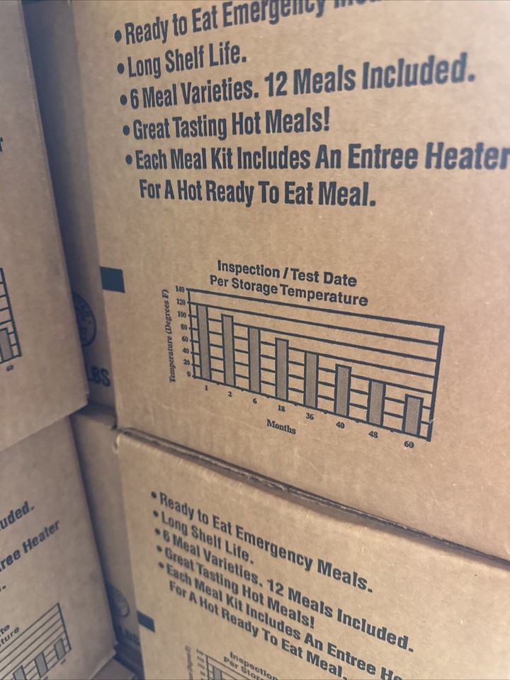 MRE APack Ready Eat Meal. 12 Meals. Reduced Sodium. Emergency Meal ...