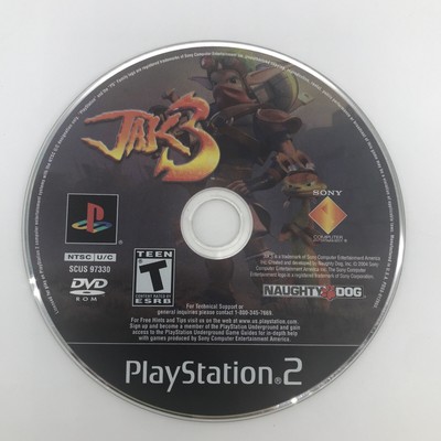 JAK 3 Sony PlayStation 2 PS2 Naughty Dog 2004 Disc Only Scratched ...