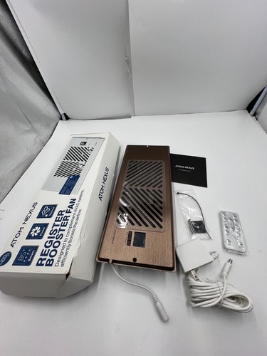 Atom Nexus AirBlaze Quiet Register Booster Fan 10-Speed Control Smart ...