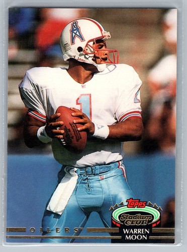 1992 TOPPS STADIUM CLUB CARD # 120 Warren Moon - Houston Oilers | eBay