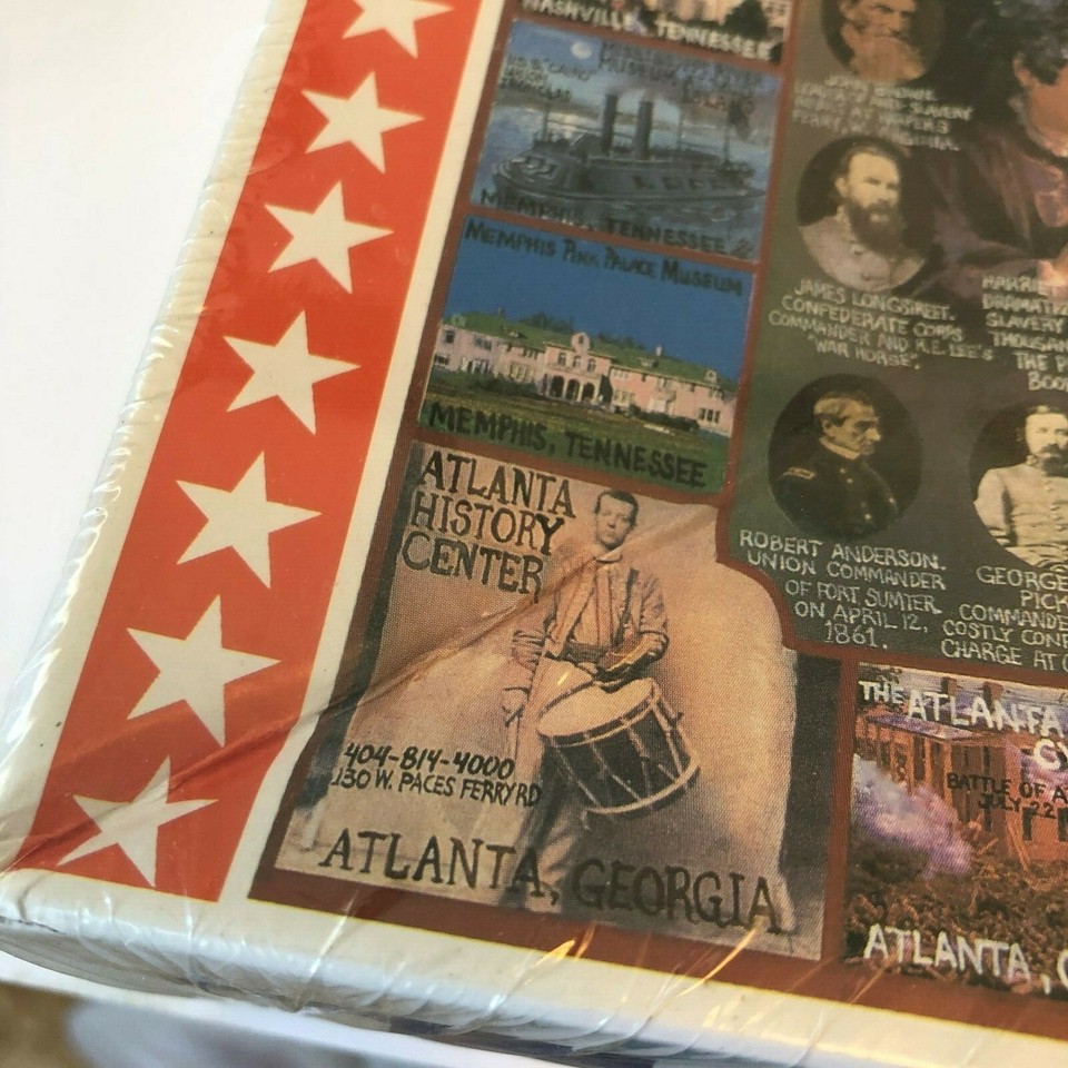 Vintage Civil War 1000 piece Jigsaw puzzle White Mountain Shrinkwrapped ...