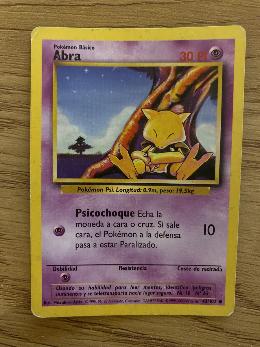 Abra Card Ultra Pro Pokémon Abra Evolutions Stitched Play Mat