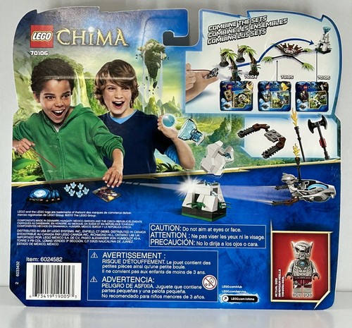 LEGO LEGENDS OF CHIMA: Ice Tower 70106 Winzar Speedorz New in Box w ...