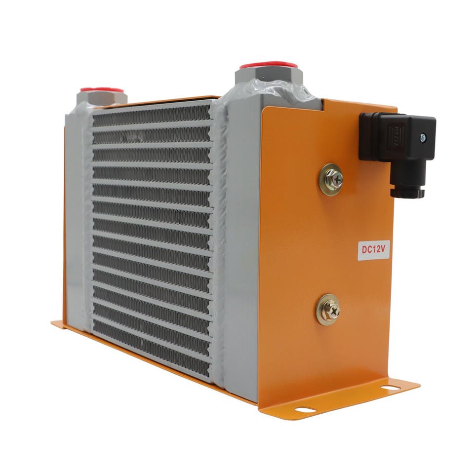 AH0608T-CA For 1-2 Ton Mini Excavators Hydraulic Oil Cooler Air-cooled ...