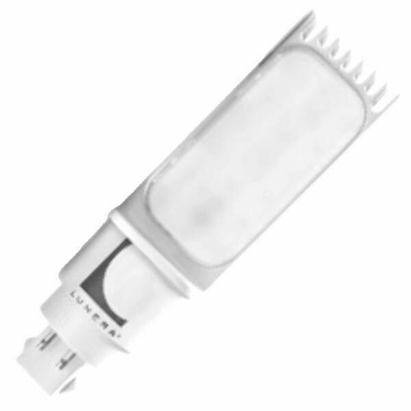 Lunera G24q 4-pin Horizontal CFL LED Dimmable Light Bulb 11w 1445 Lumen ...