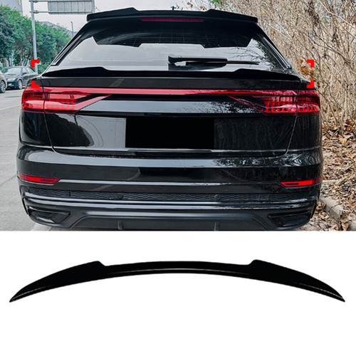 For Audi Q8 SQ8 RSQ8 2019-2025 Glossy Black Rear Trunk Tailgate Lip ...