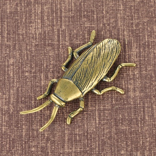 Brass Cockroach Figurines Small Statue Home Ornaments Animal Figurines ...