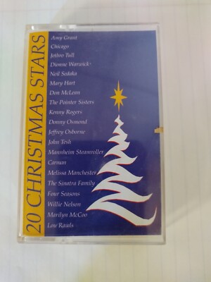 20 CHRISTMAS STARS Cassette Various Artists Chicago Tull Osmond 4 ...
