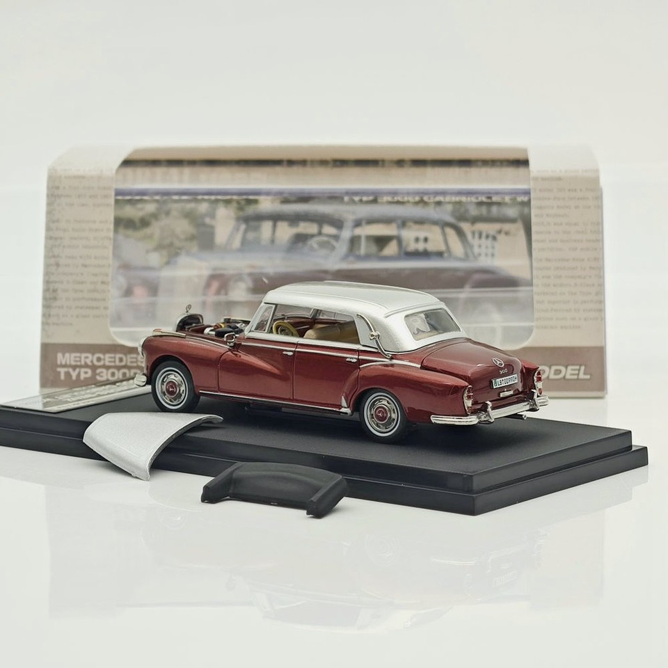 Mortal 1/64 300D Convertible Retro Car Models Collection Diecast | eBay