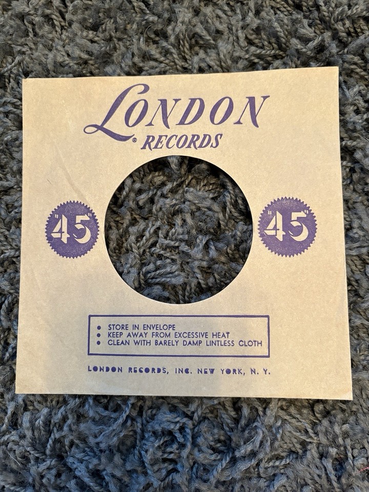 London Record Sleeve Company 45 RPM Vinyl London Gramophone | eBay