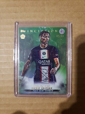 2022-23 Topps Inception Ucl Hugo Ekitike Green/99 Rc | eBay