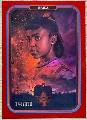 Zerocool Stranger Things 4 Netflix #10 RED METAL 144/250 ~ Erica ...