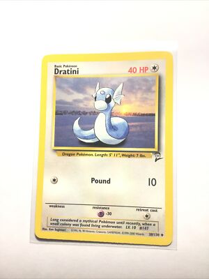 DRATINI - 38/130 - Base Set 2 - Pokemon Card - NM | eBay