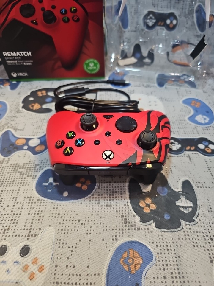 PDP Spirit Red REMATCH Advanced Wired Controller - Open Box New ...