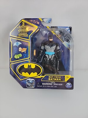 Spin Master 2022 DC Action Figure 4" BAT-TECH BATMAN Blue Belt | eBay