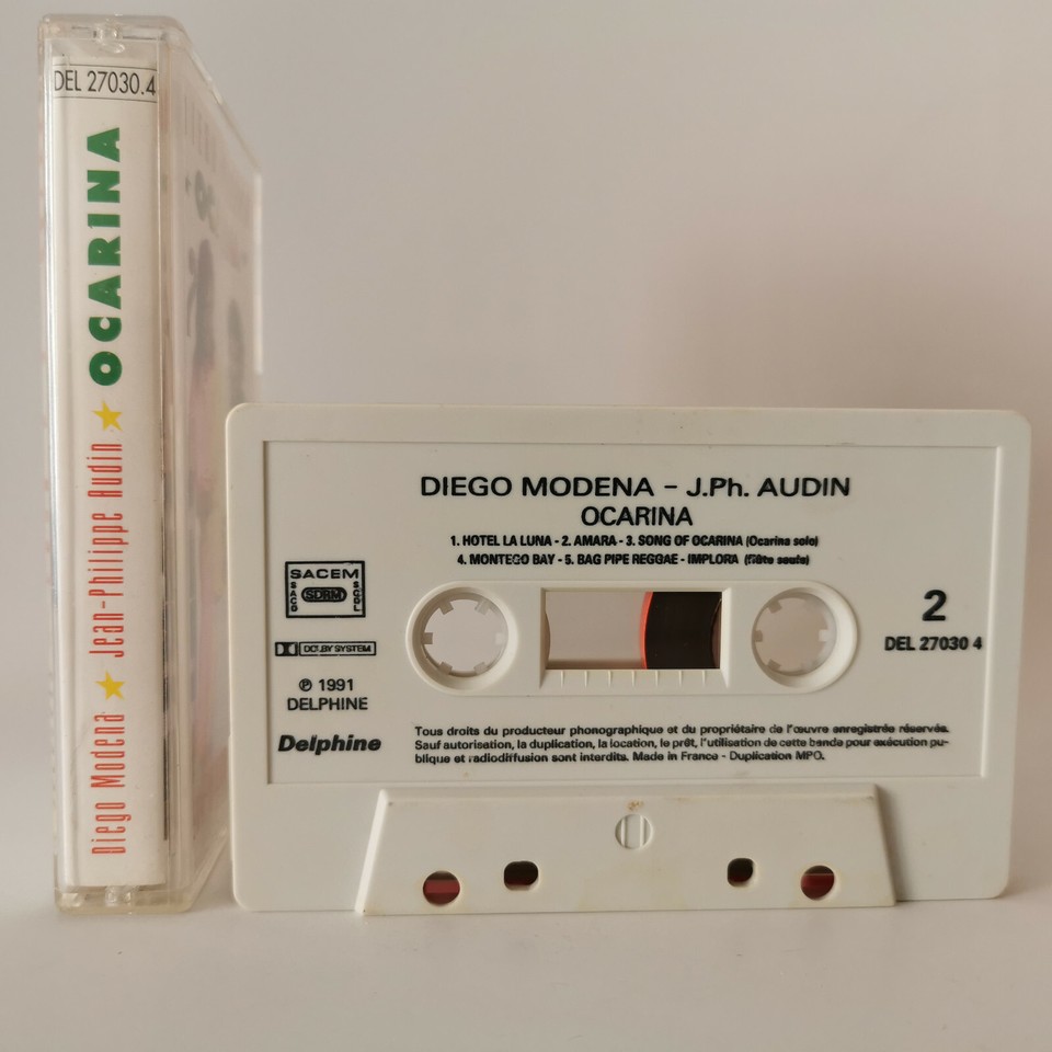 Diego Modena - Jean-Philippe Audin - Ocarina - Audio Cassette - K7 ...