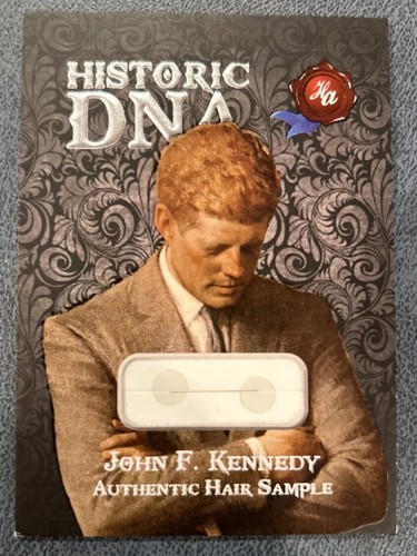 JOHN F KENNEDY 2020 HISTORIC DNA ACTUAL HAIR SAMPLE CARD L/E #67/80 | eBay