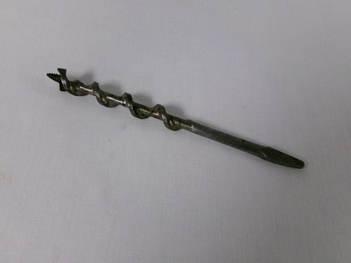 Vintage Antique 8 1/2" German Kulkoni 12/16" Hand Drill Motor Wood Bit ...