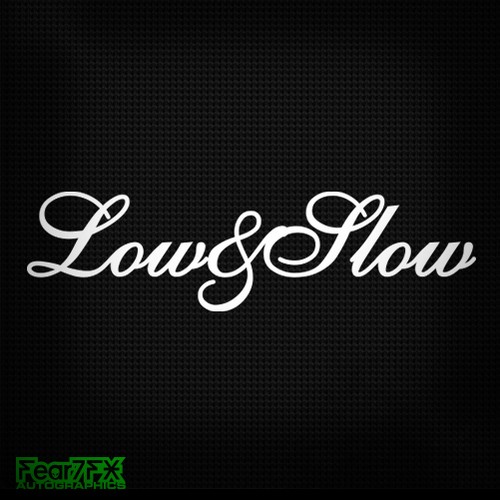 Low And Slow Decal Sticker For Car Van Window Bumper Caravan 4x4 ...