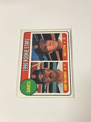 1990 Baseball Card Magazine #16 Randy McCament/Greg Litton **021610 | eBay