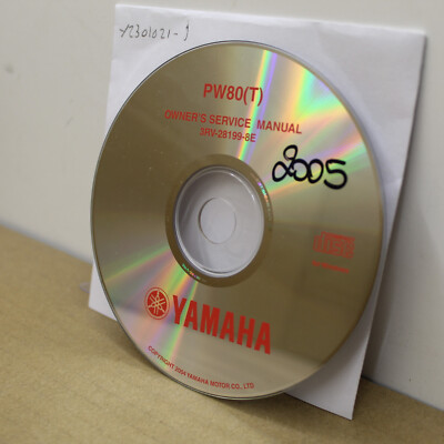 MANUEL REVUE TECHNIQUE ATELIER YAMAHA PEE-WEE 80 - PW 80T - 2005 ...