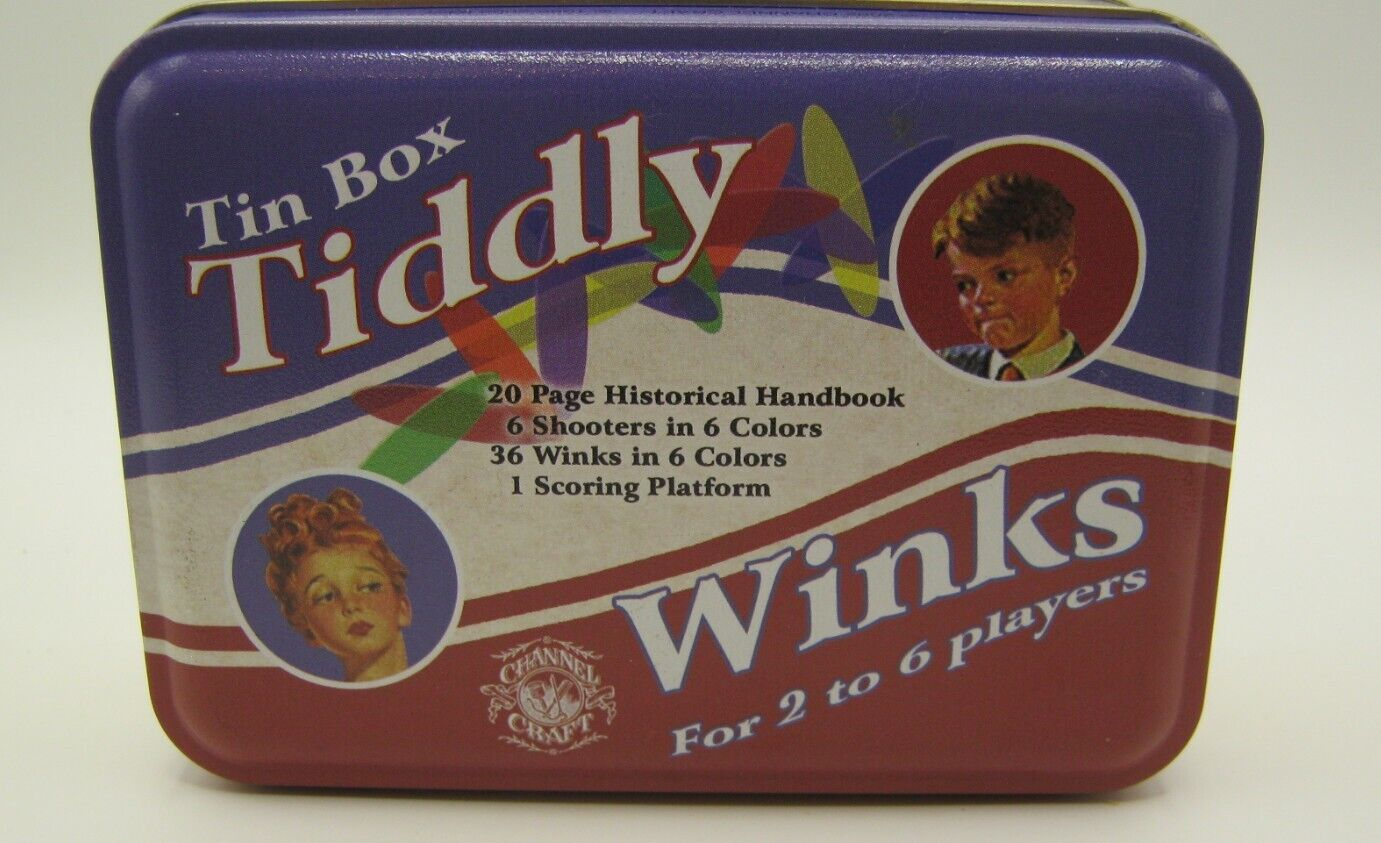 Tiddly Winks Retro Game Tin Box Travel New | eBay