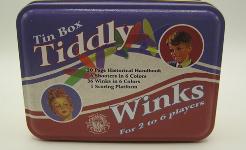 Tiddly Winks Retro Game Tin Box Travel New | eBay
