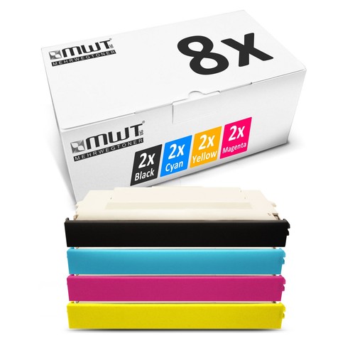 8x Toner ersetzt Lexmark C500H2CG C500H2KG C500H2MG C500H2YG C500H2 | eBay