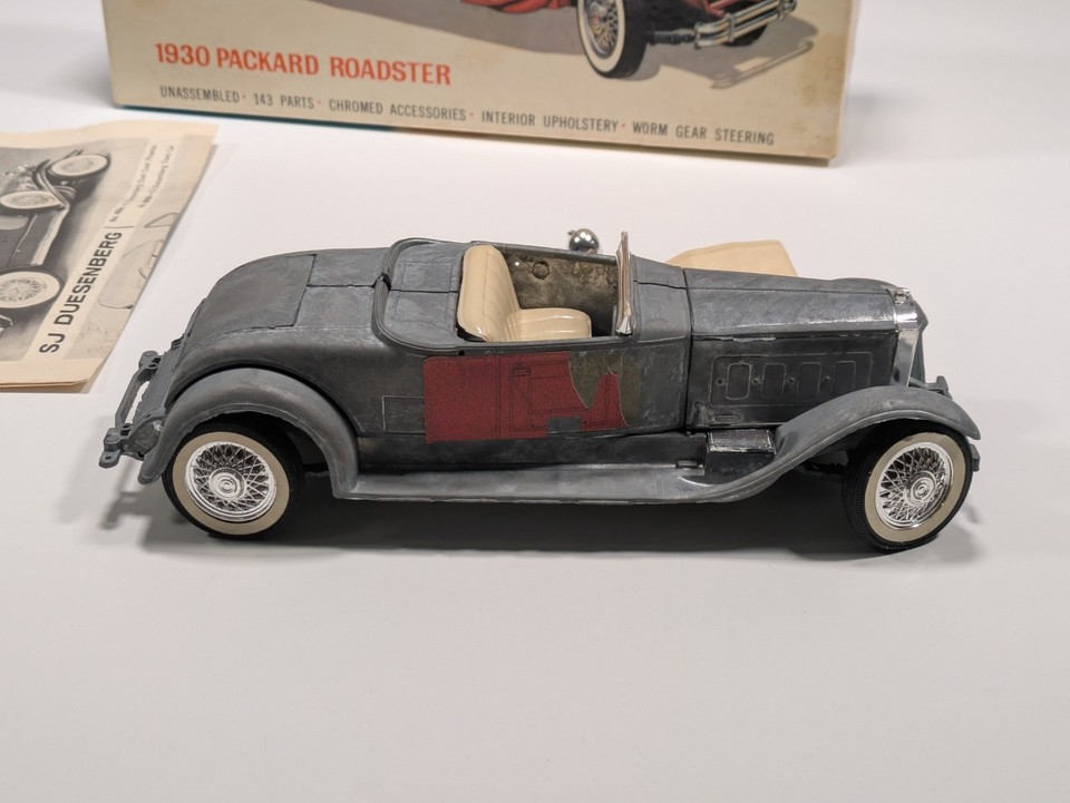 Hubley 1930 Packard Roadster Metal Car Model Partially Assembled FOR ...