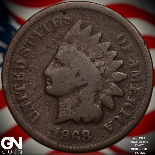 1868 Indian Head Cent Penny A2951 | eBay