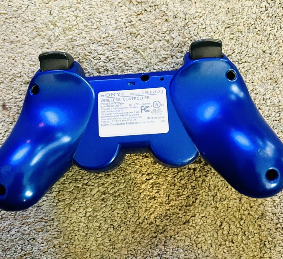 Playstation 3 PS3 Sixaxis DualShock 3 Controller Blue OEM ORIGINAL ...