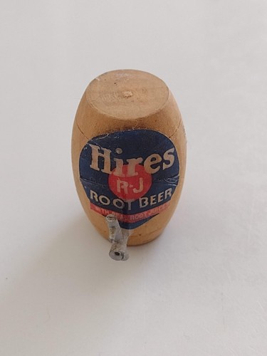 HIRES ROOTBEER Dollhouse Miniature Handcraft Barrel w/Tap Root Beer ...