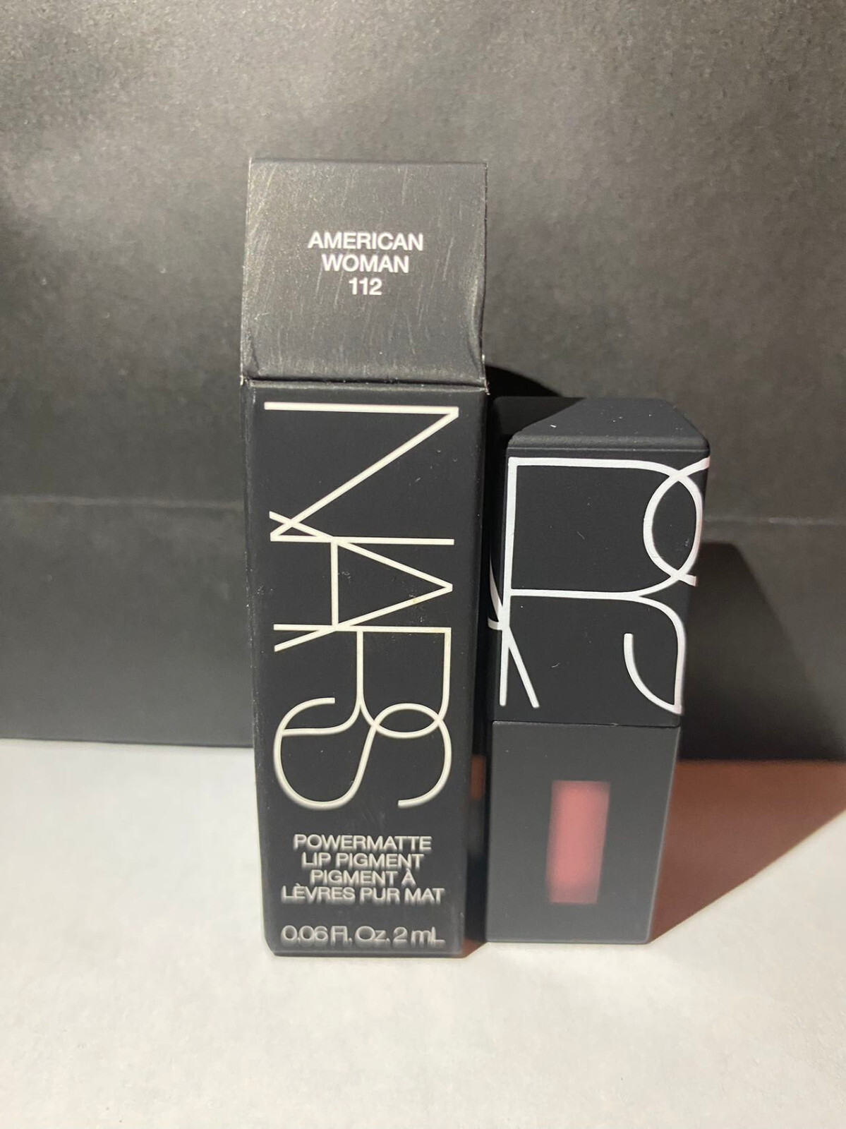 NARS Powermatte Lip Pigment in AMERICAN WOMAN 112 travel sz 0.06 oz 2 ...