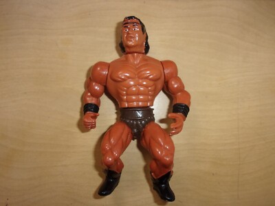 Galaxy Heroes Muscle Warriors Rambo action figure HTF MOTU KO vintage ...