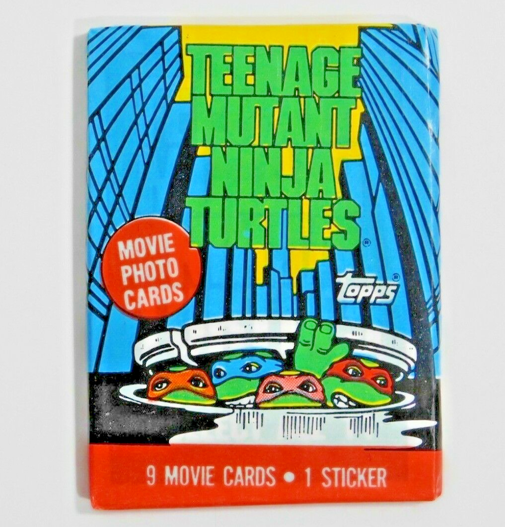 Teenage Mutant Ninja Turtles Movie 1990 Trading Cards (Topps) Unopened ...