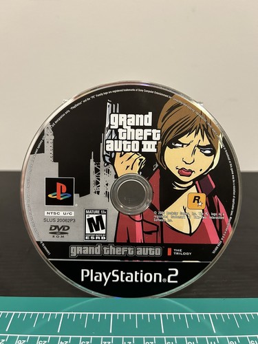 Grand Theft Auto 3 from The Trilogy, PlayStation 2 - GTA III PS2 Disc ...