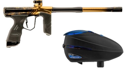 Dye DSR Plus Paintball Marker Gun Blackout Copper w/ Black Ice Dye R2 ...
